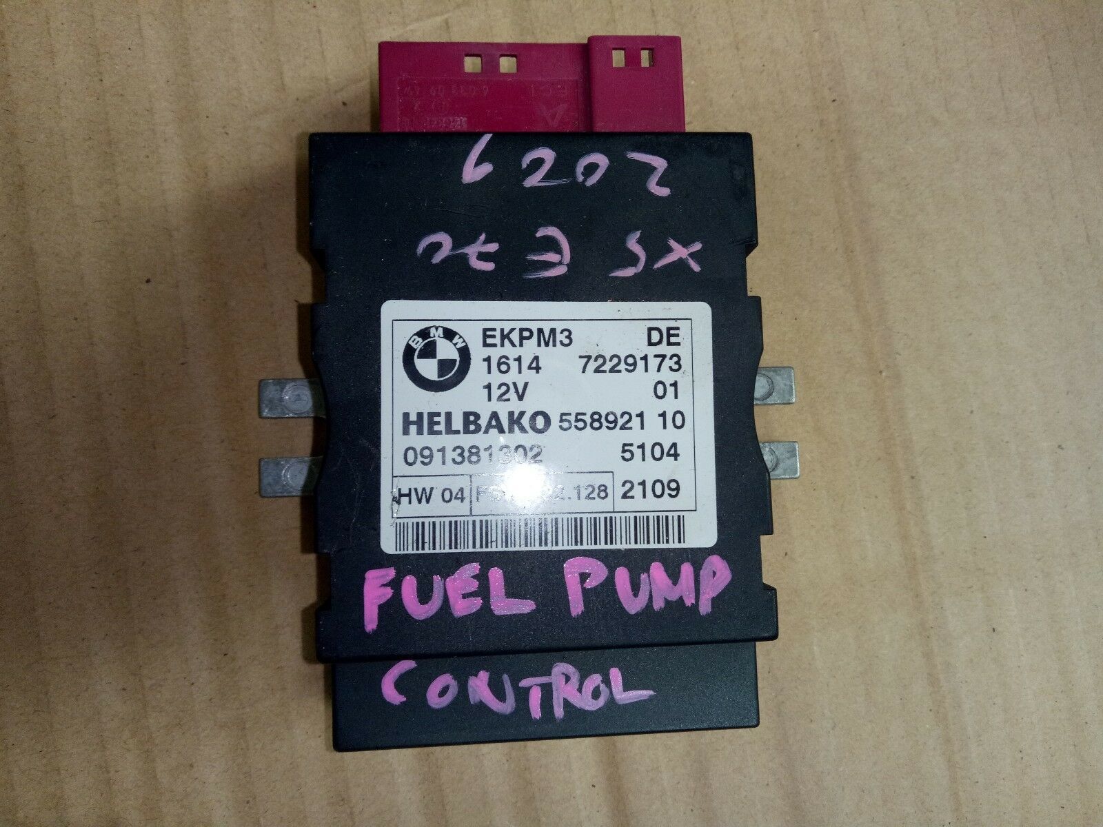 BMW E70 X5 FUEL PUMP CONTROL MODULE EKPM3 DE 1614 7229173 HELBAKO FITS 07-10 - MELBOURNE BIMMER