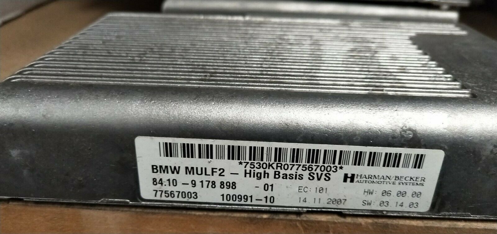 BMW E70 X5 STEREO/HEAD UNIT BLUETOOTH MULF MODULE BLUE MAIN PLUG 8410 ...