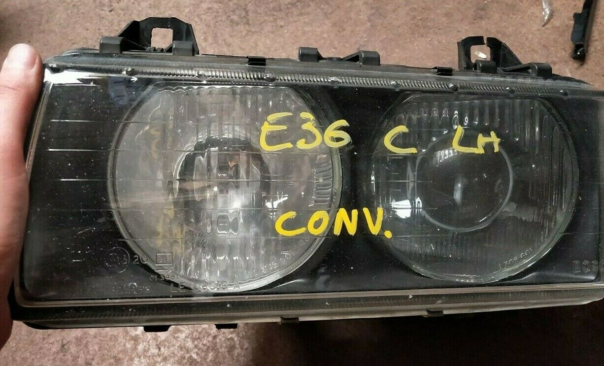 BMW E36 318TI COUPE CONVERTIBLE 3-SERIES HEADLIGHT LEFT HAND PASSENGER ...