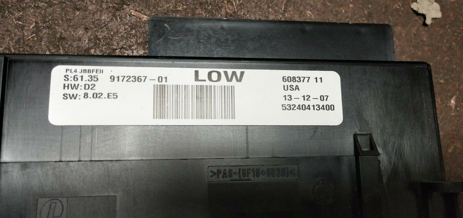 BMW E70 X5 ECU BODY CONTROL MODULE MODULE/KIT JUNCTION BOX P/N 61.35 ...