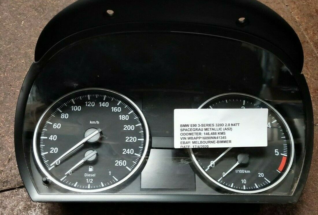 BMW E90 3-SERIES 320D 2011 INSTRUMENT CLUSTER 2.0 N47T VDO 146,488 KMS ...