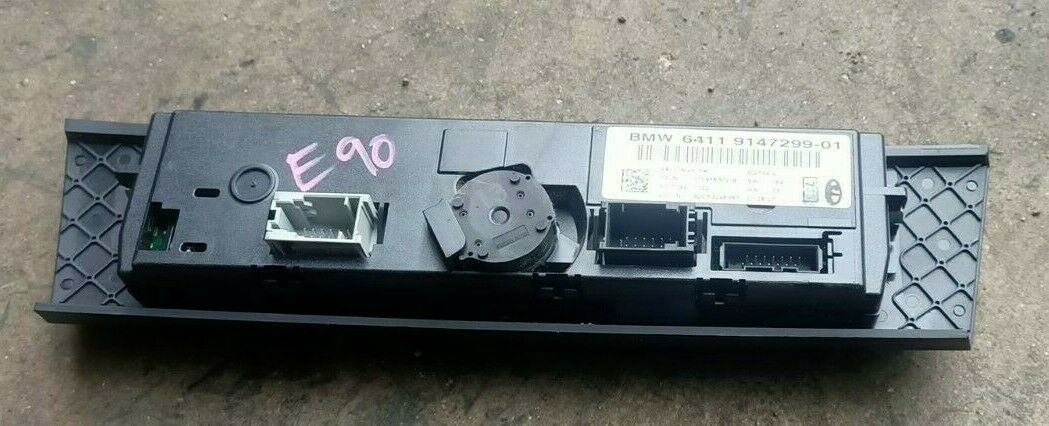BMW E90 3-SERIES HEATER AC CLIMATE CONTROL A/C CONTROLS FITS 08-12 ...