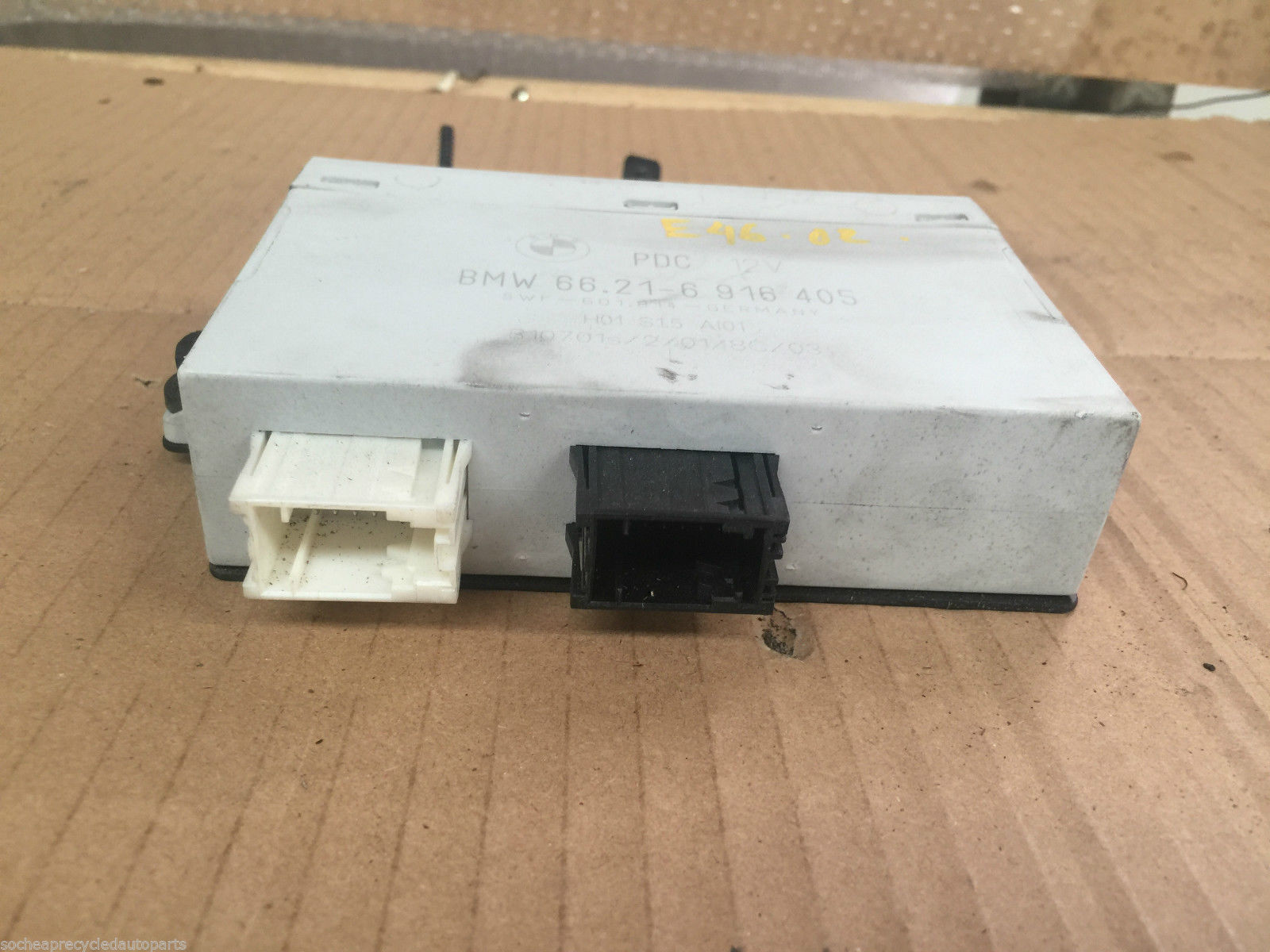 BMW E46 PDC PARK DISTANCE SENSOR CONTROL MODULE/ UNIT 66216916405 ...