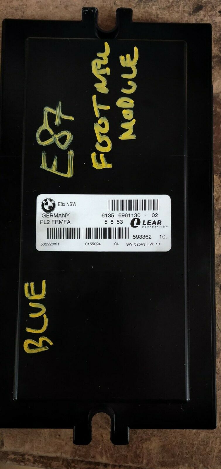 BMW E81 D82 E87 E88 1-SERIES FOOTWELL MODULE 6135 696130 LEAR E8X NSW ...
