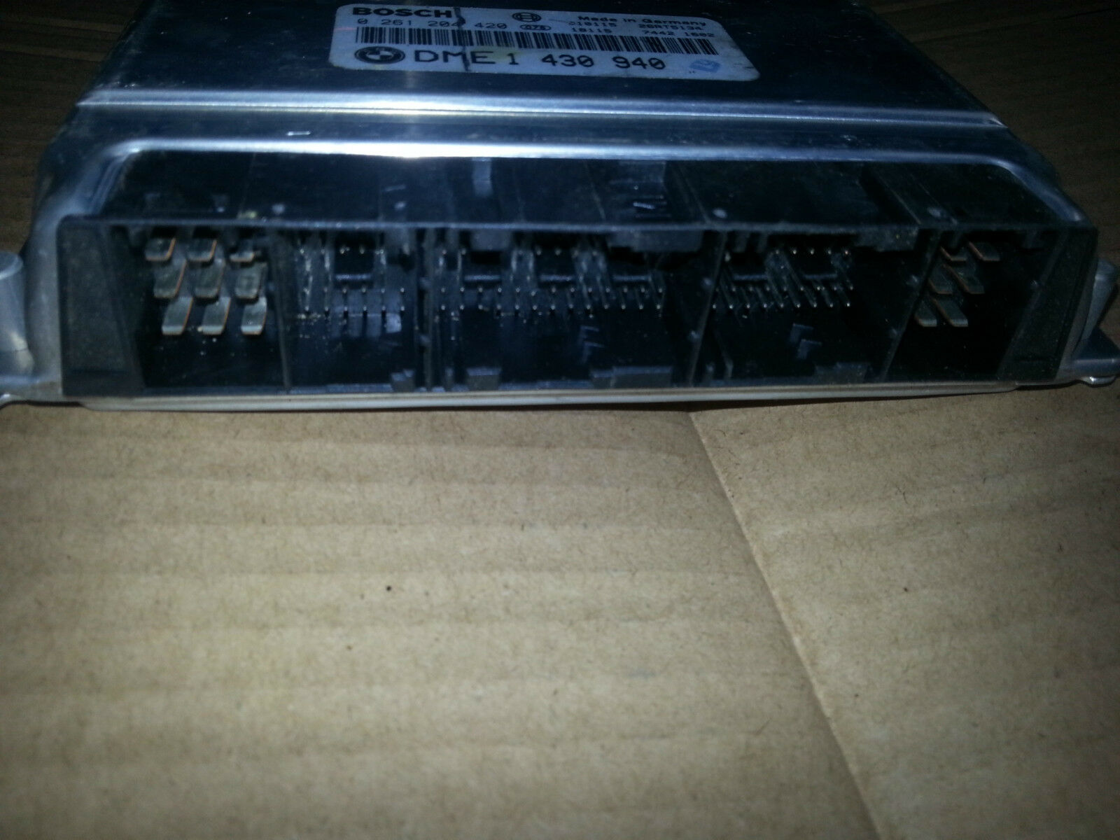 BMW 325i E46 2001 MODEL ECU MODULE BOSCH PART NUMBER 0261204420 DME ...