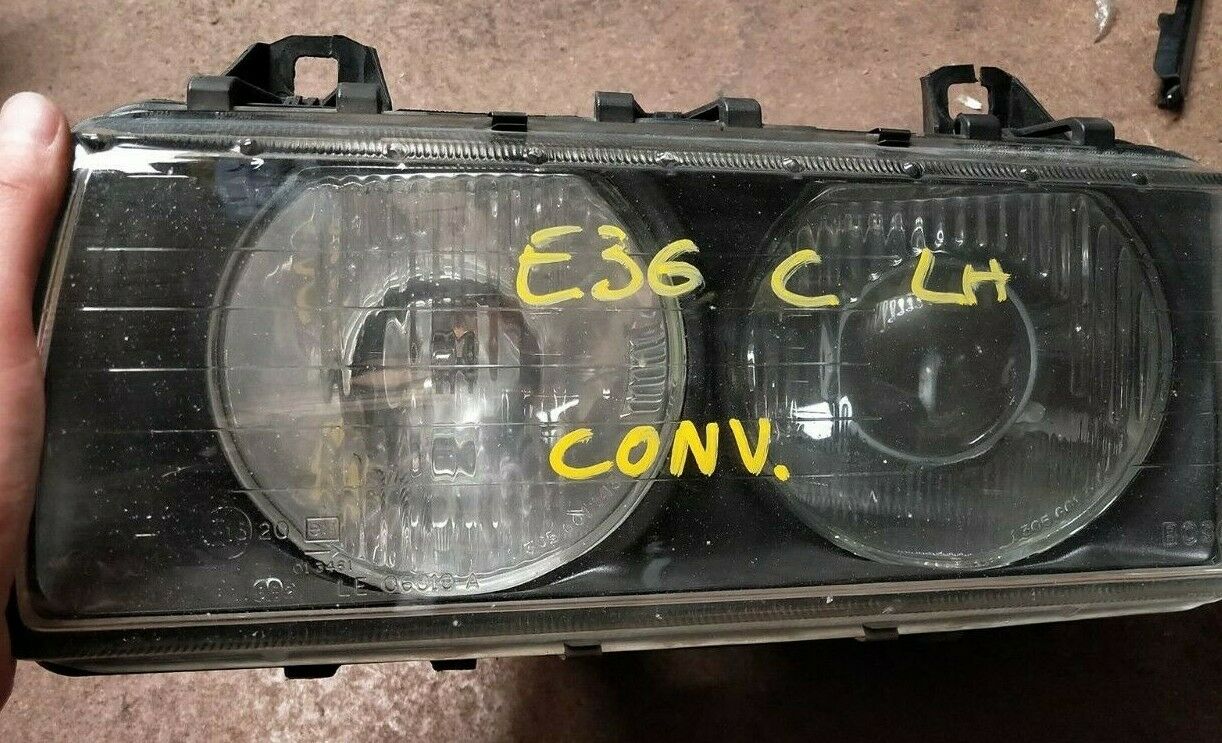 BMW E36 318TI COUPE CONVERTIBLE 3-SERIES HEADLIGHT LEFT HAND PASSENGER ...
