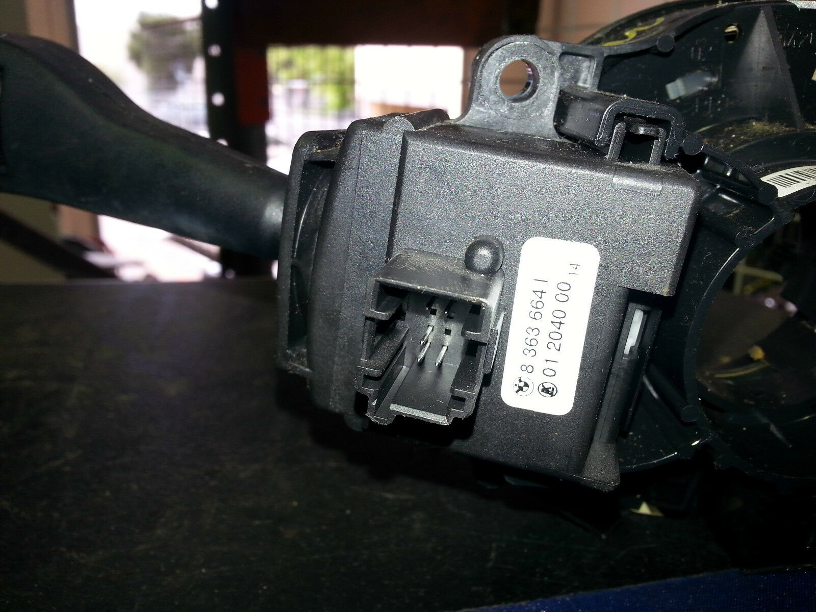 BMW E46 318 320 3-SERIES COMBINATION SWITCH INDICATOR WIPER STALK CLOCK ...