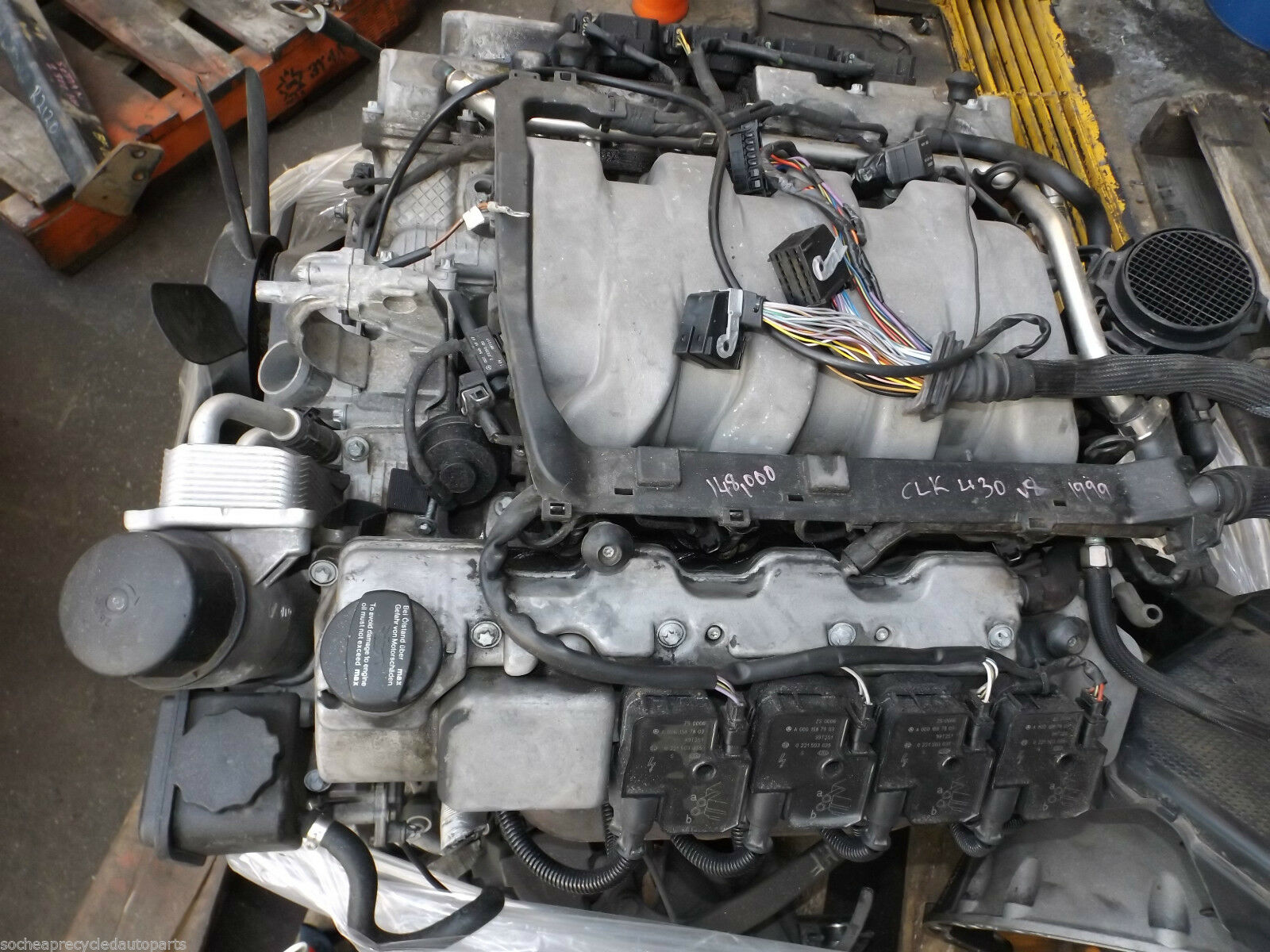 MERCEDES BENZ CLK 430 V8 ENGINE 4.3 litre 1999 model 148,000 KMS WITH ...