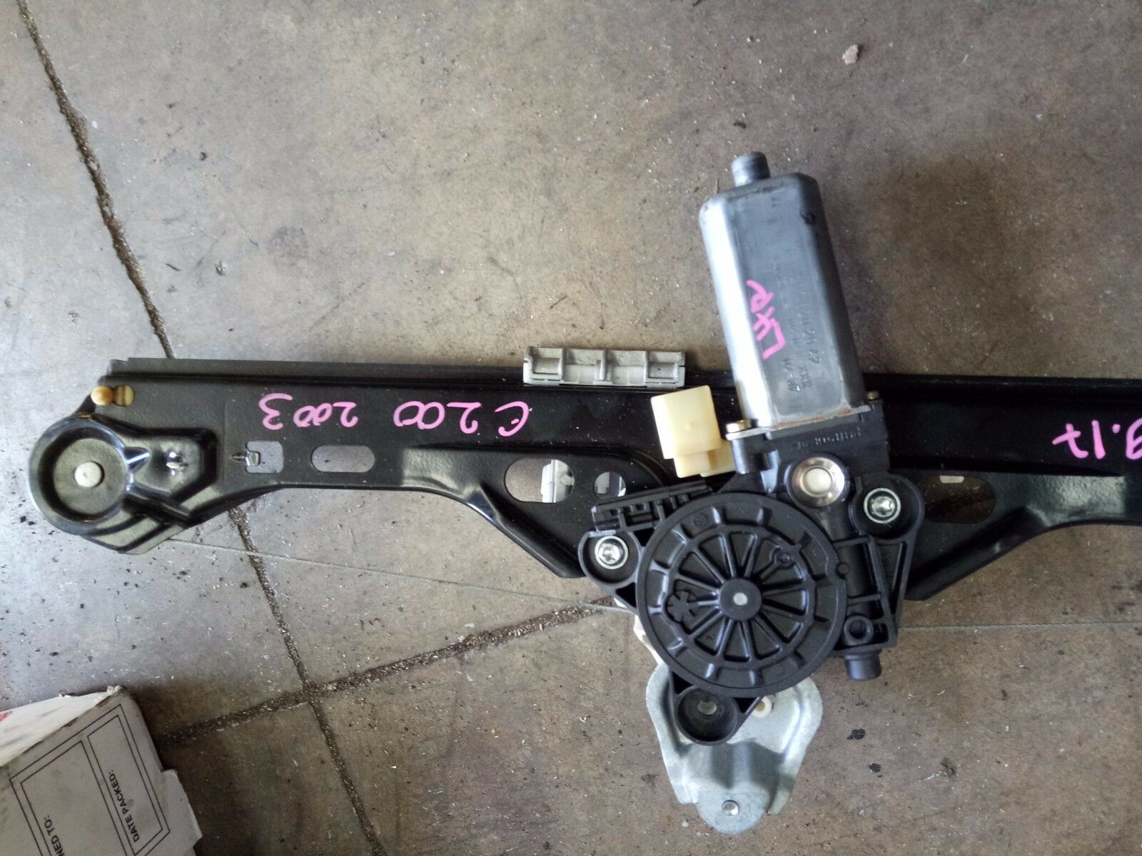 MERCEDES BENZ W203 C180 C200 WINDOW REGULATOR + MOTOR LEFT REAR ...