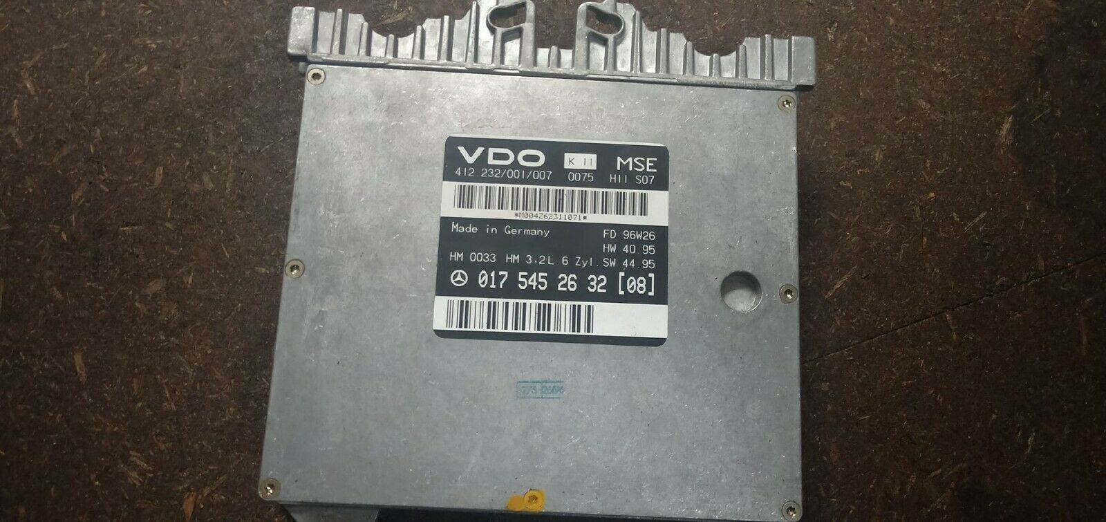 MERCEDES-BENZ W210 E320 1996 ENGINE ECU CONTROL UNIT VDO 0175452632 (08 ...