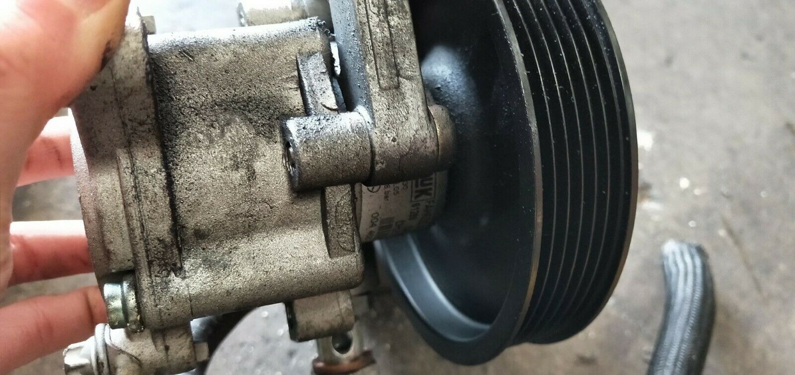 MERCEDES BENZ W211 E350 E CLASS POWER STEERING PUMP 3.5 L 6 CYL 05-09 ...