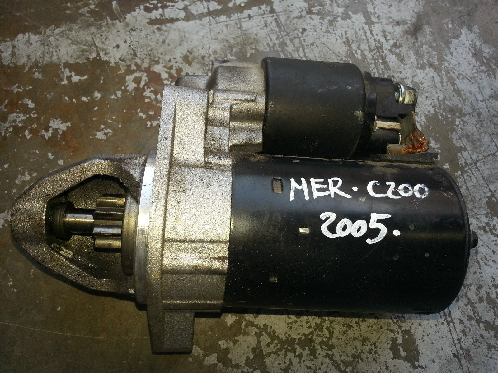 MERCEDES-BENZ C200 W203 2005 MODEL STARTER MOTOR 1.8 LITRE 4 CYL FITS ...
