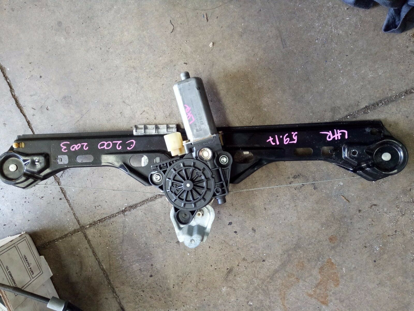 MERCEDES BENZ W203 C180 C200 WINDOW REGULATOR + MOTOR LEFT REAR ...