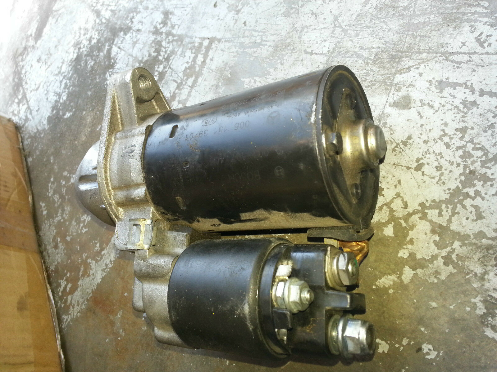 MERCEDES-BENZ C200 W203 2005 MODEL STARTER MOTOR 1.8 LITRE 4 CYL FITS ...