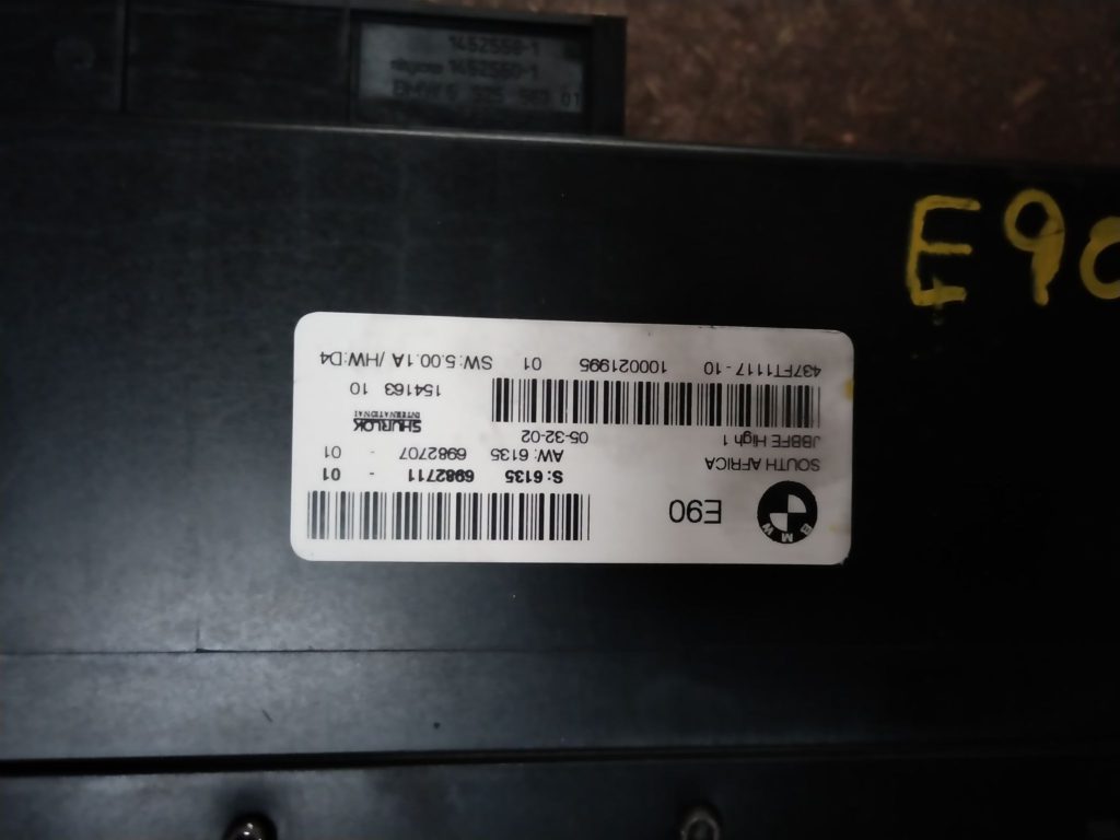 BMW E90 MODEL ECU JUNCTION BOX BODY CONTROL MODULE 6135 6982711-01 FITS ...