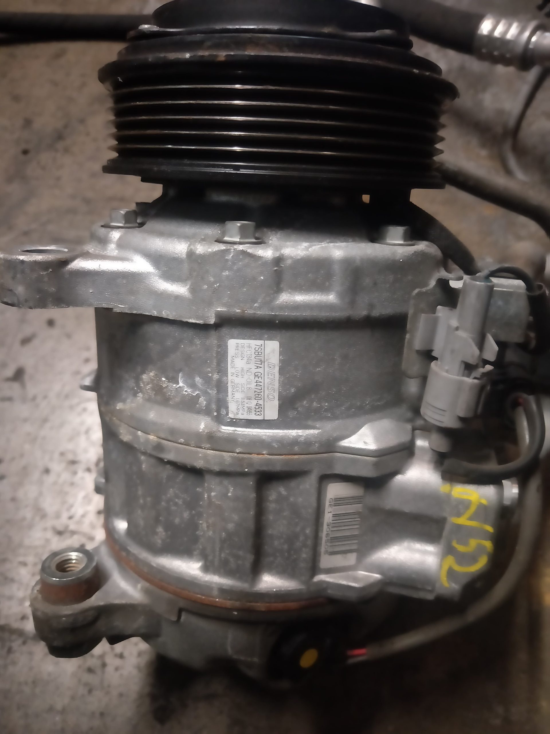 BMW F10 5-SERIES 525i MODEL A/C COMPRESSOR N57 3.0 DIESEL 7SBU17A ...