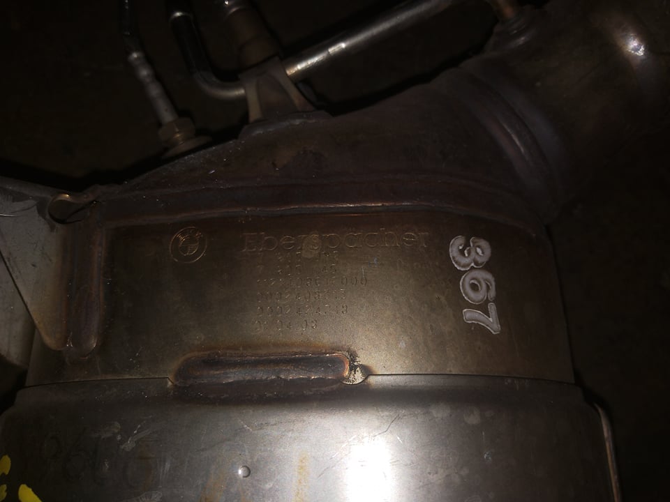 BMW E87/E88 1-SERIES PARTICULATE FILTER/DPF DIESEL 2.0L N47 FITS 11/09 ...