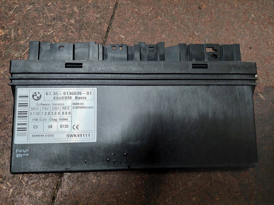 BMW E60 540i 5-SERIES GATEWAY BCM ECU BODY CONTROL MODULE UNIT 61.35 ...