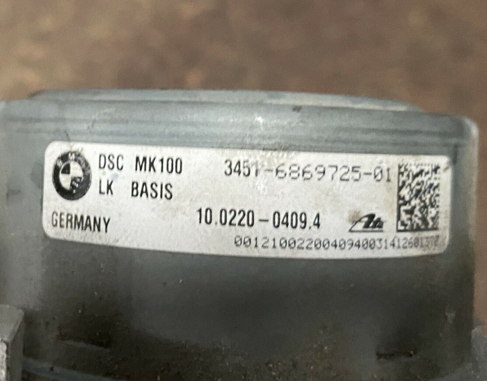 BMW F30 ABS MODULE PUMP N20 2.0 PETROL 6869726 ATE 3451 6869725-01 DSC MK100 - MELBOURNE BIMMER