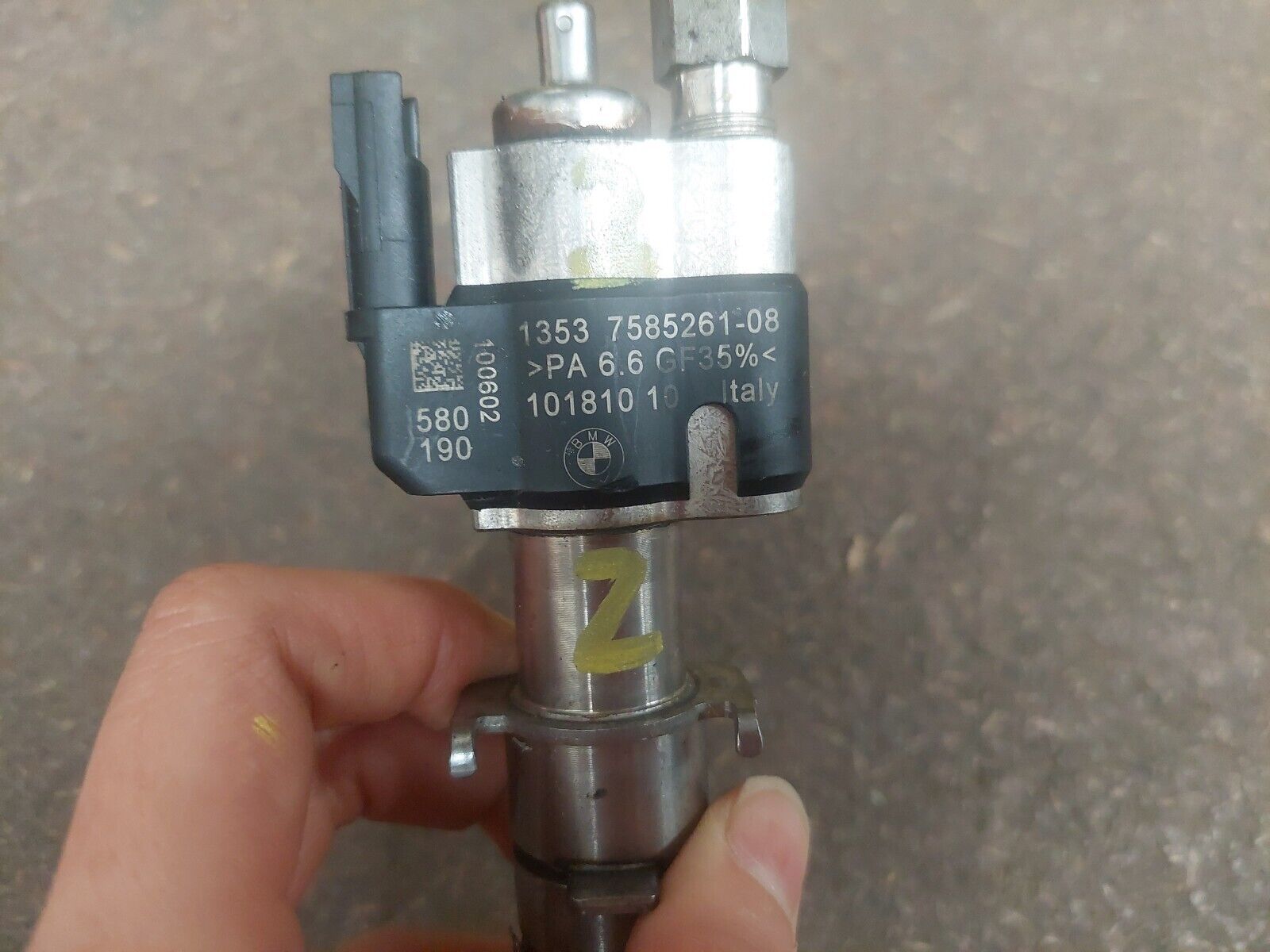 BMW E92 E93 335i 3-SERIES FUEL INJECTOR 3.0 N54 07-09 P/N 1353 7585261 ...