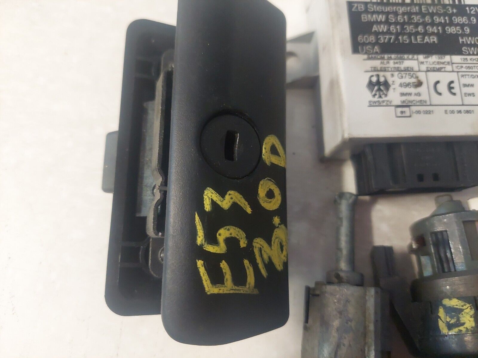 BMW E53 X5 ECU KIT IGNITION KEY BARREL 3.0d DIESEL DDE 7794626 BOSCH ...