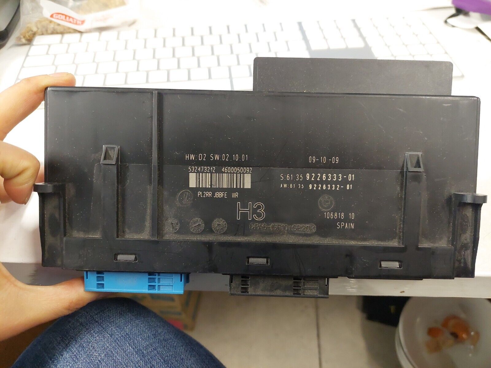 BMW E88 BODY CONTROL MODULE UNIT BCM ECU 61.35 9226333 JUNCTION BOX ...