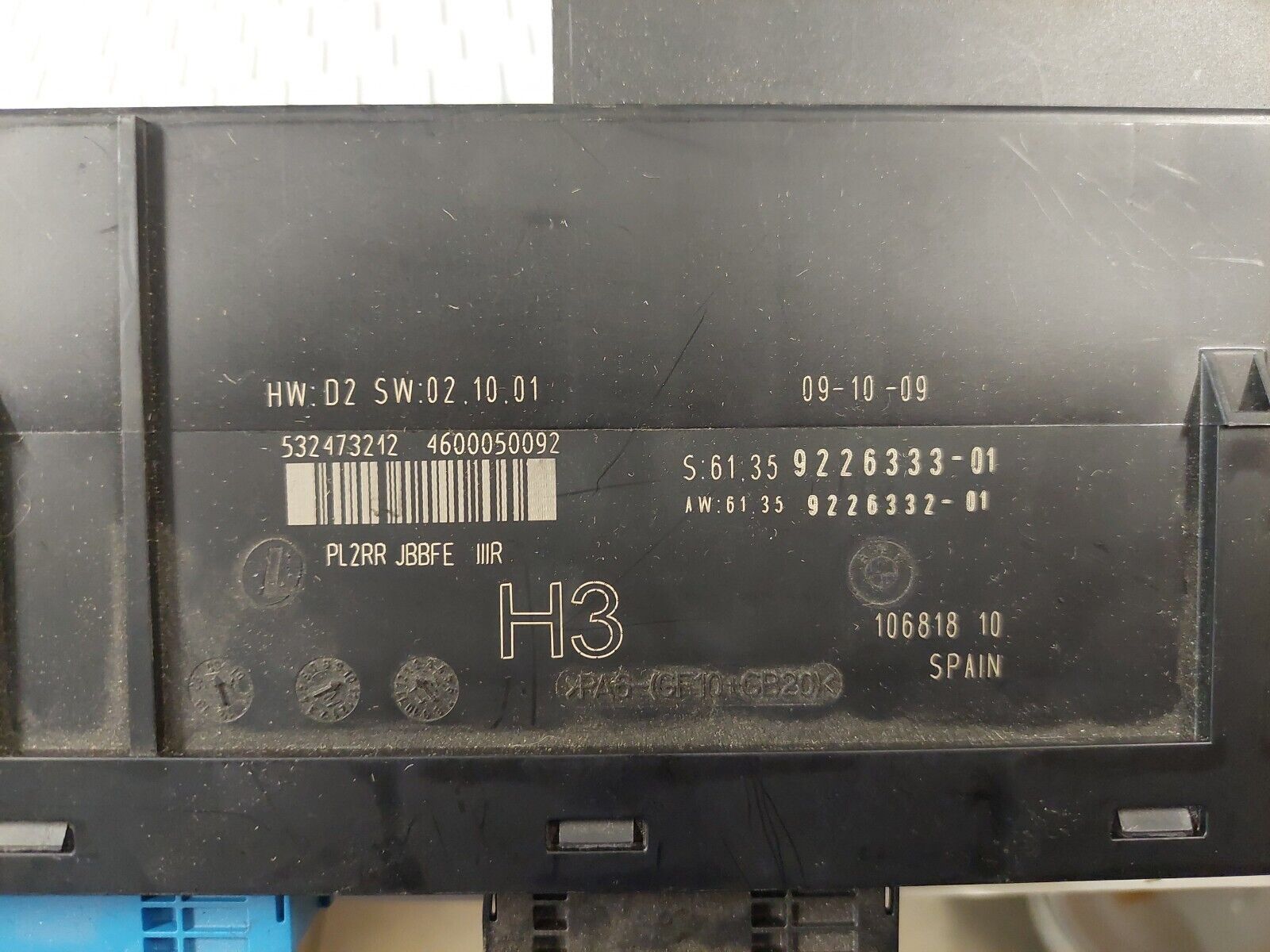 BMW E88 BODY CONTROL MODULE UNIT BCM ECU 61.35 9226333 JUNCTION BOX ...