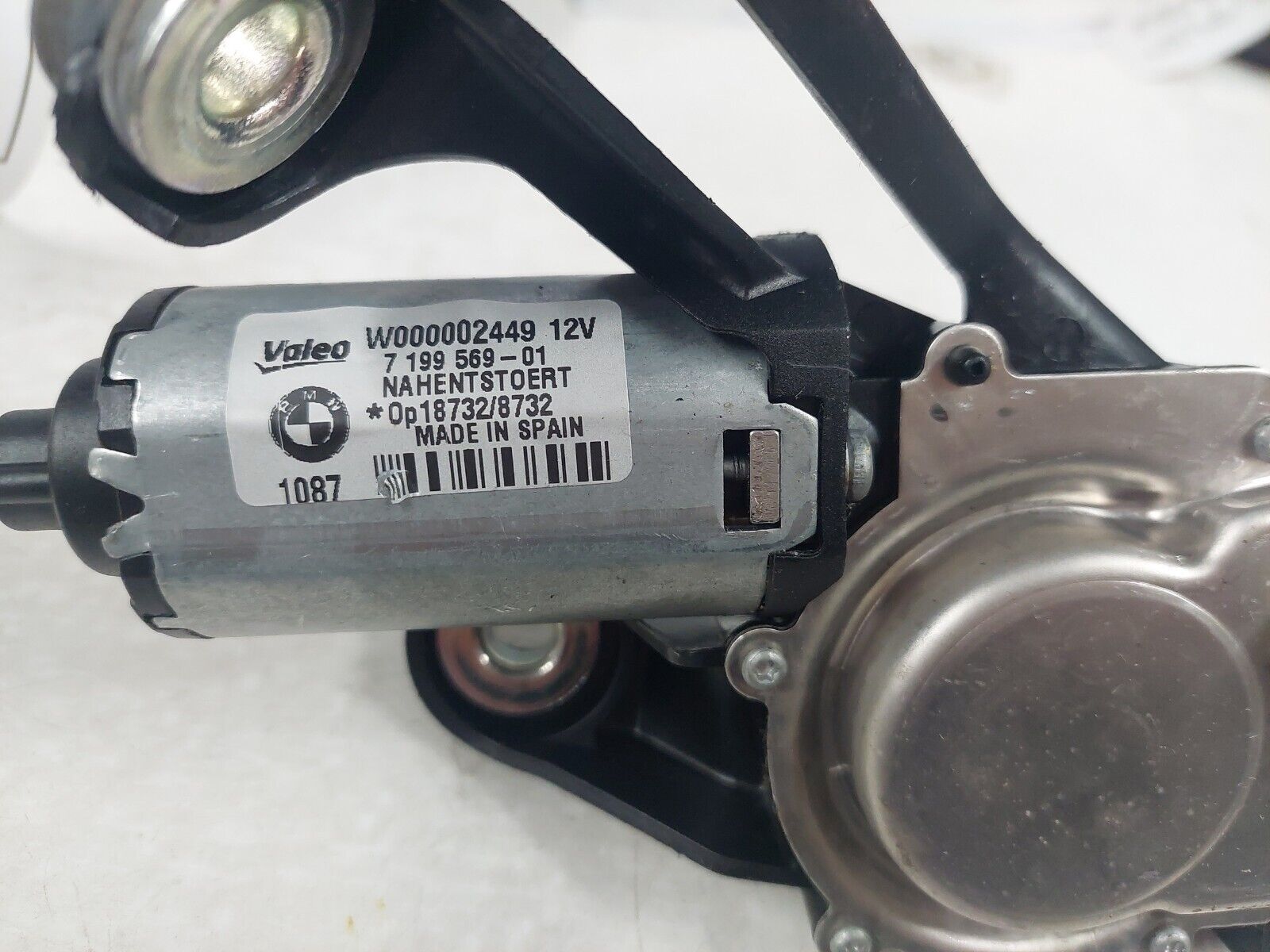 BMW E87 118 120 REAR WINDSCREEN WIPER MOTOR FITS 04-13 GENUINE 7199569 ...