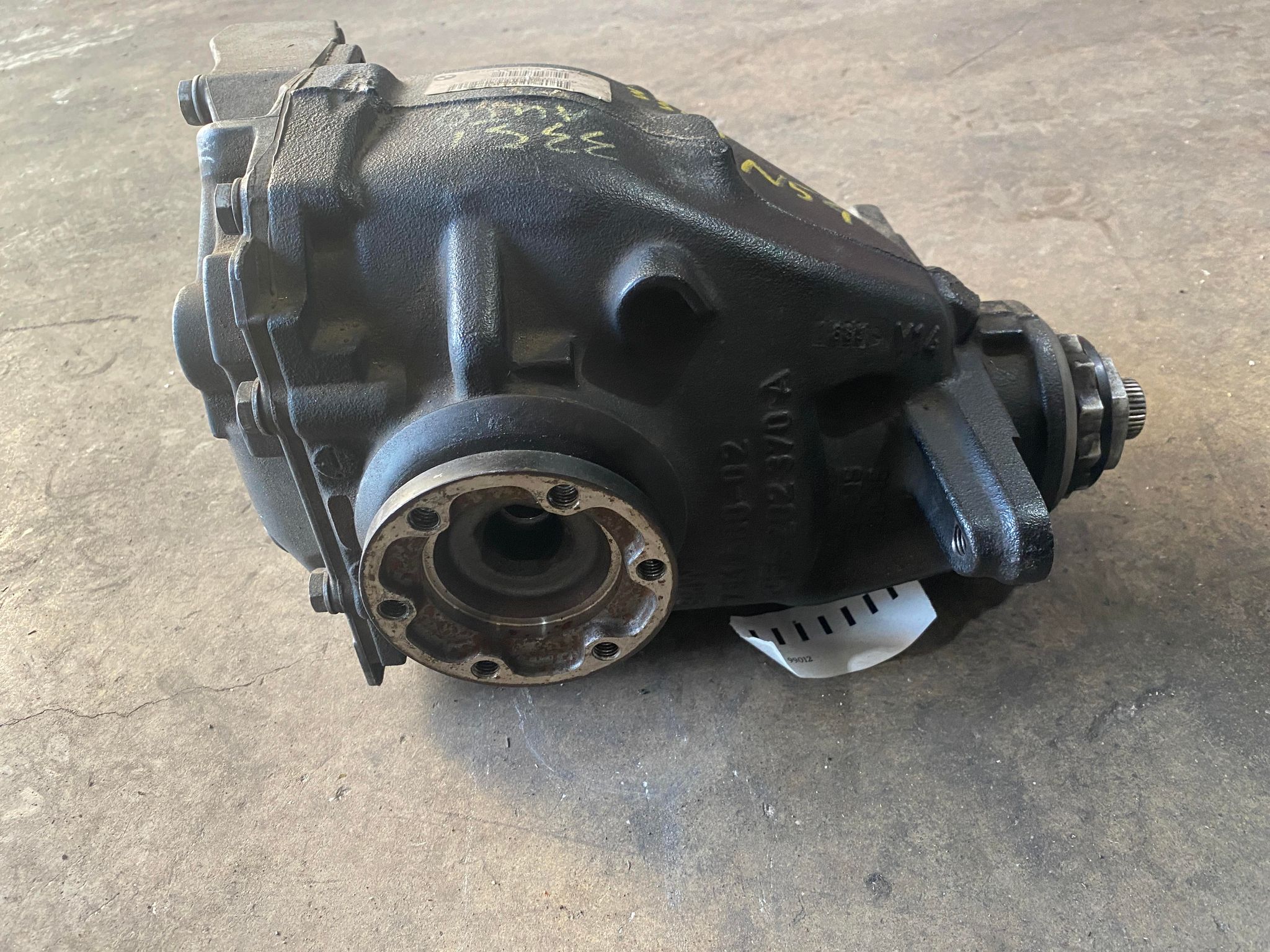 BMW E92 335i REAR DIFFERENTIAL RATIO 3.46 N54 7572054 E93 E90 E87 E88 ...